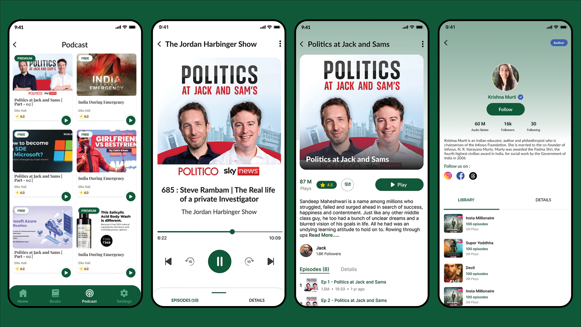 BooKa - Podcast and eBook Flutter Android iOS Mobile Application Code with Laravel Admin Panel ...